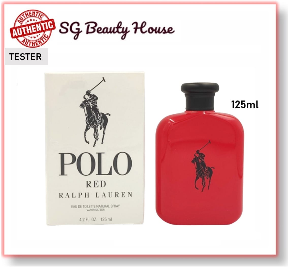 RALF LAUREN POLO RED EDP NEW 125ML (TESTER)