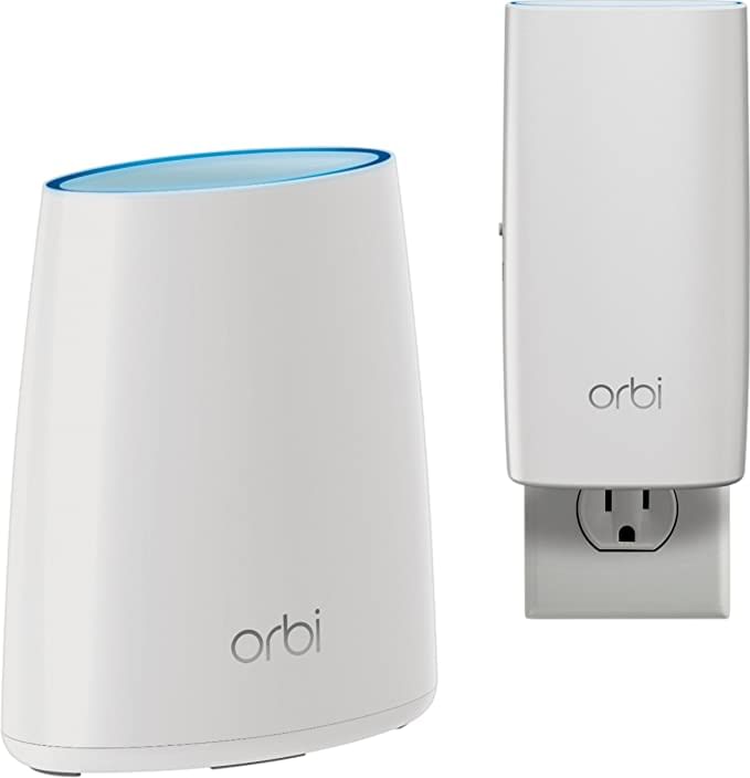 NETGEAR Orbi Whole Home Mesh WiFi System 2 Pack, 3500 sqft RBK30-100NAS