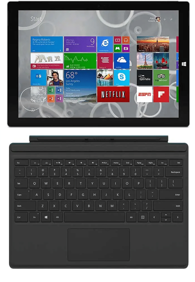Microsoft Surface Pro 3 2 in 1 Laptop With 12-Inch Display, Intel Core ...