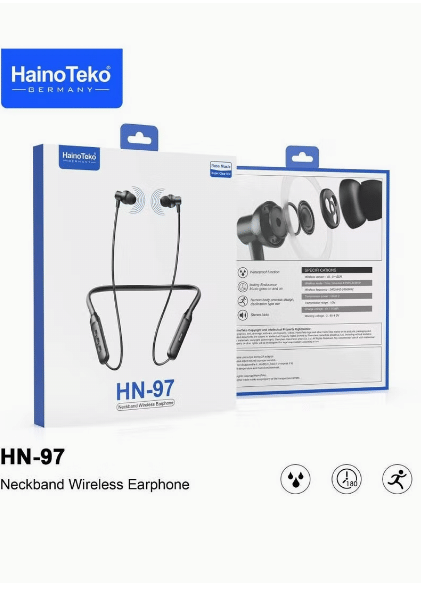 Haino Teko Germany HN-97 Waterproof Neckband Wireless Bluetooth Earphone