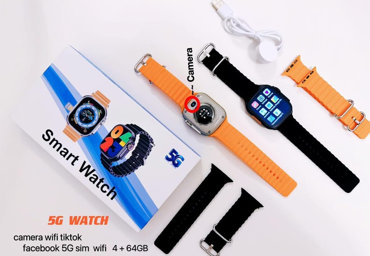 TK5 Smartwatch Android Ultra With Sim Card Slots Camera for Men and ...