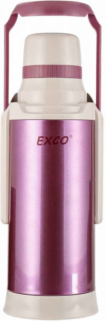Exco Stainless Steel Camping Vacuum Flask 2 Liter, Pink - PD200 Pink