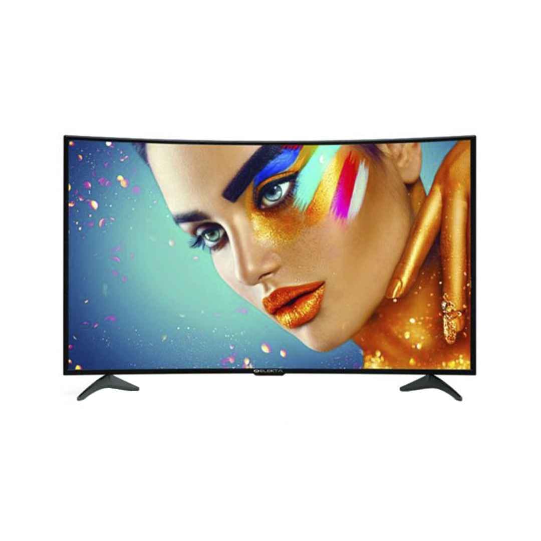 تلفزيون ELEKTA LED 55 بوصة فائق الدقة منحني ELED-55CV-UHD أسود