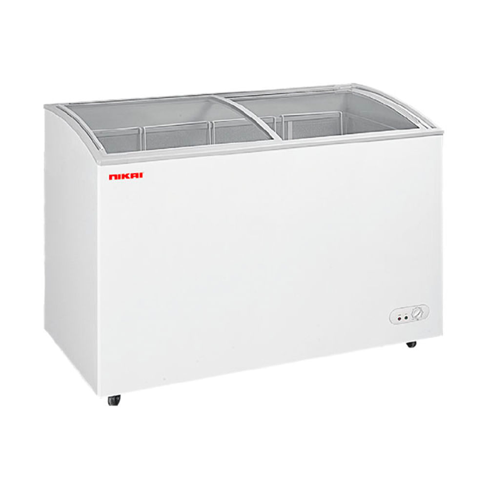 Nikai 400 Liters Chest Freezer Sliding Door (NC400GL1) White
