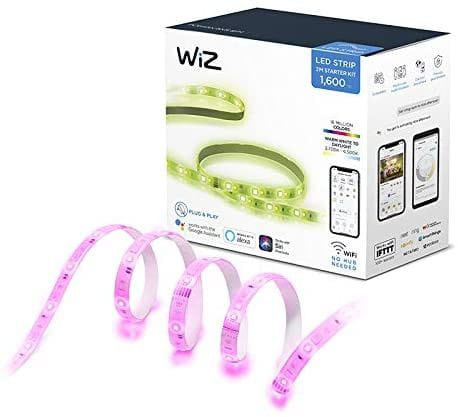 WiZ Colours Smart LED Light Strip Starter Kit 2M Extendable up to 10M