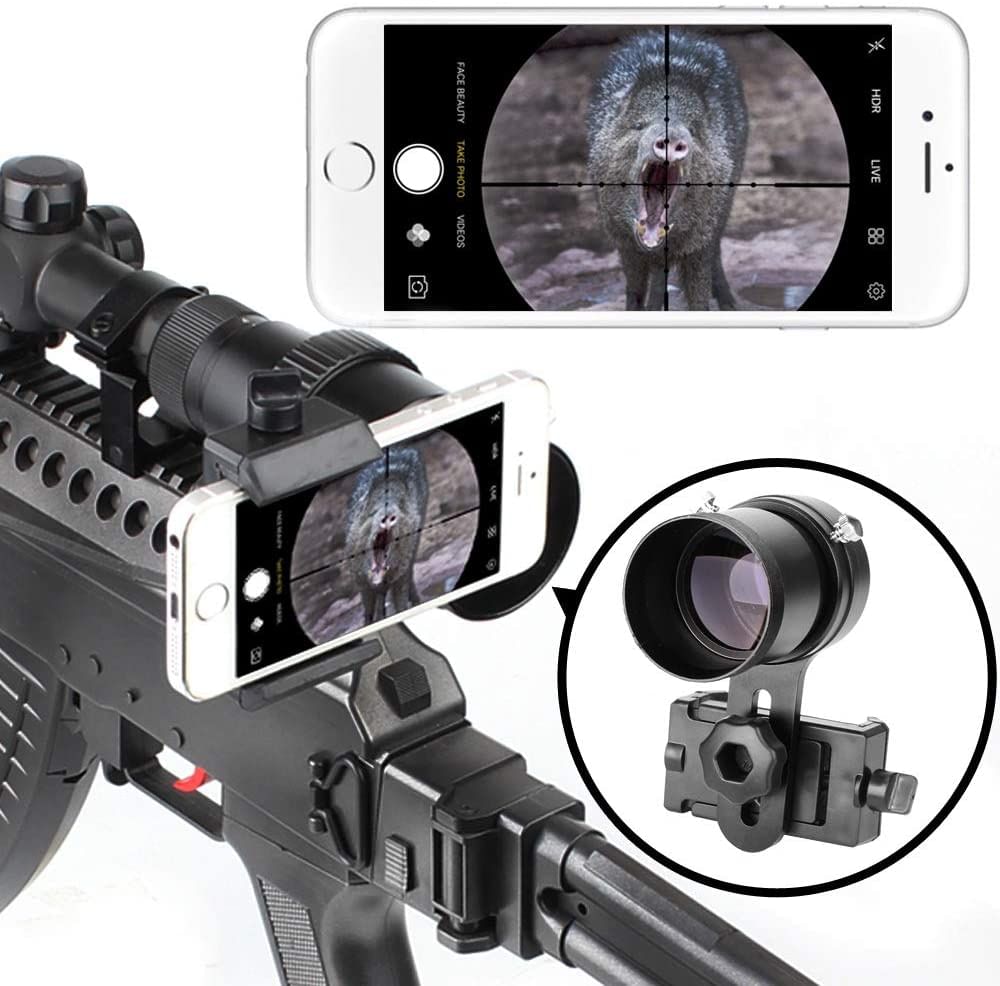 Landove Rifle Scope Smartphone Mounting System Smart Shoot Scope Mount ...