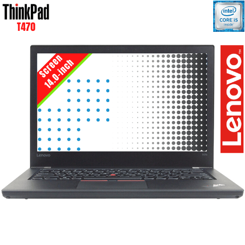 Lenovo ThinkPad T470 Laptop | Intel Core i5-6th Gen | Ram 8GB DDR4 | SSD 256GB | 14-Inch Screen ...