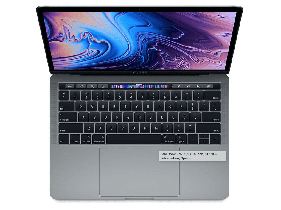 Apple MacBook Pro A2159 (2019) 13 Inch Core i5 8GB RAM 256 GB SSD - Silver
