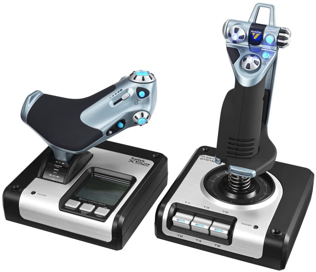Logitech G Saitek X52 Pro Flight Control System, Controller and ...