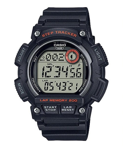 Casio WS-2100H-1AVDF Men's Step Tracker Digital Watch