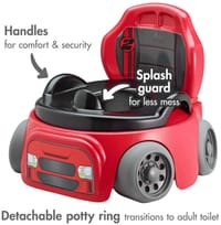The First Years Training Wheels Racer Potty System , Piece of 1 - Red ...