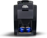 NAJJAR RAQWA COFFEE MACHINE TURKISH 4 BUTTON 220V & DOUBLE CUP, Black
