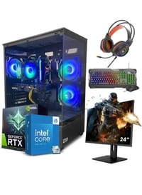 Neon Forge All-in-One Gaming PC Bundle, Intel Core i5-12400F, 16GB RAM ...