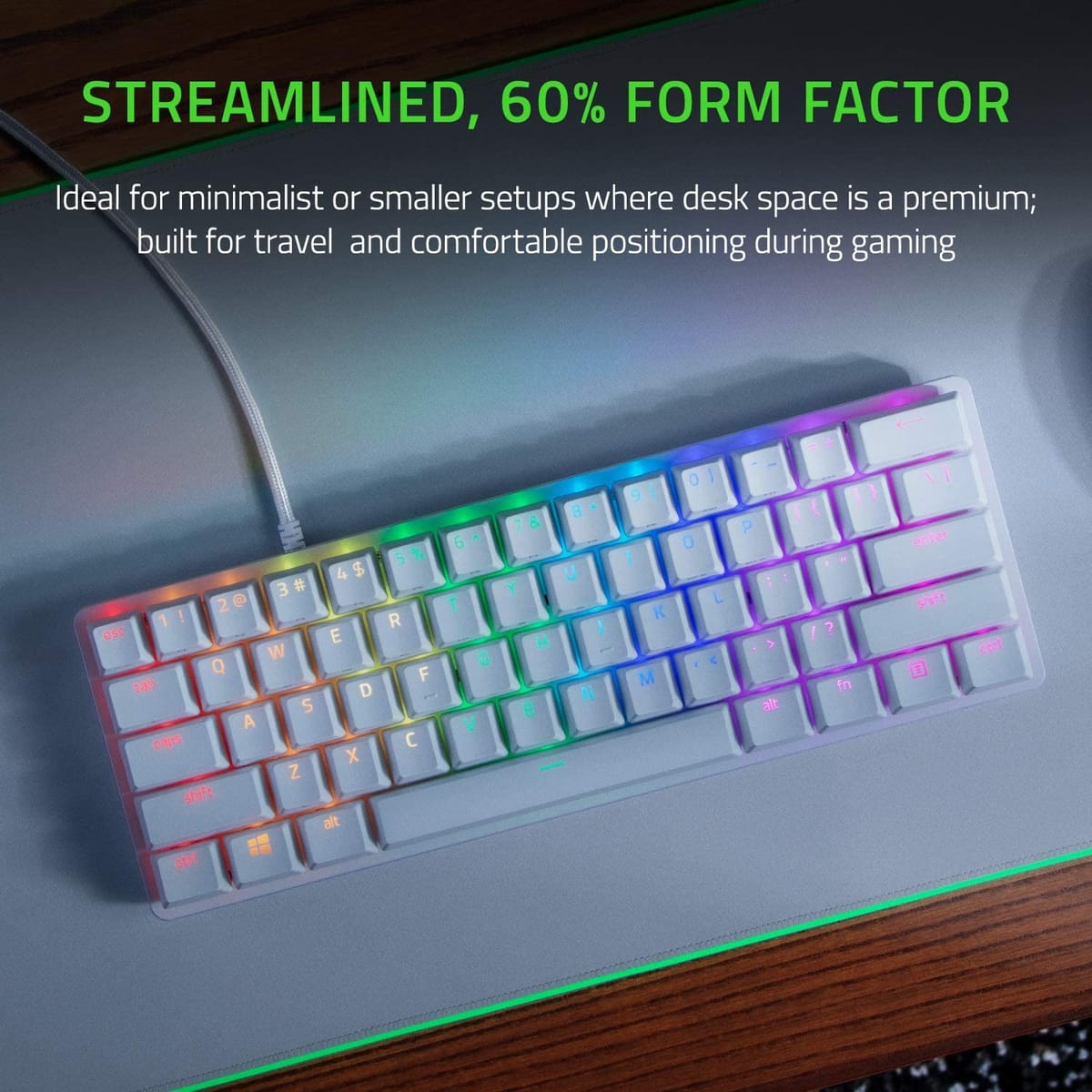Razer Huntsman Mini Linear Optical Switches(Red), 60% Gaming Keyboard