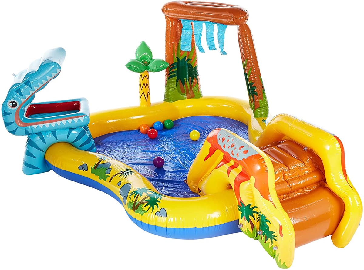 Intex Dinosaur Play Center, Multi-Colour, 57444 /2.49 x 1.91 x 1.09 Meters.