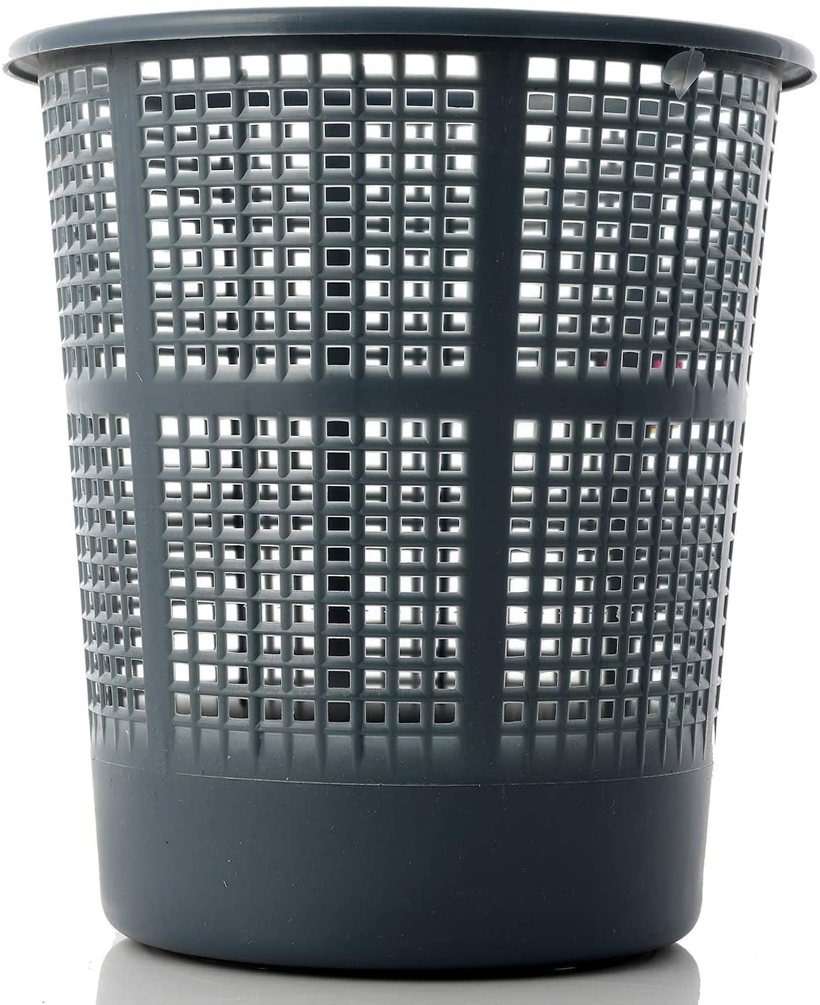 Kuber Industries Plastic Mesh Dustbin Garbage Bin, 5 Liters, Grey