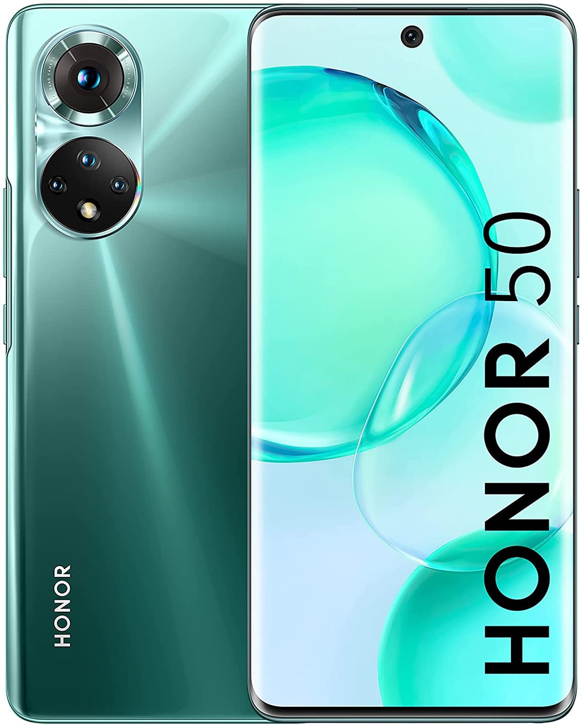 HONOR 50 5G SIM Free Mobile Phones 8GB+256GB with 108MP Camera, 120Hz 6 ...