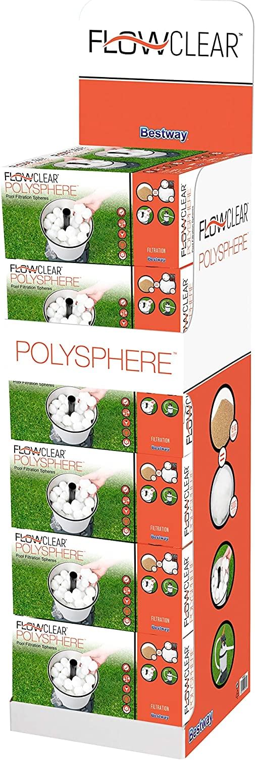 Bestway Polysphere Display, 30014/White/38x18x18 cm