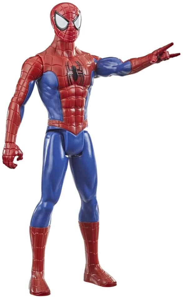 Hasbro Spider Man Titan Hero Spider Man, Red Blue, E7333, TITAN SPIDER