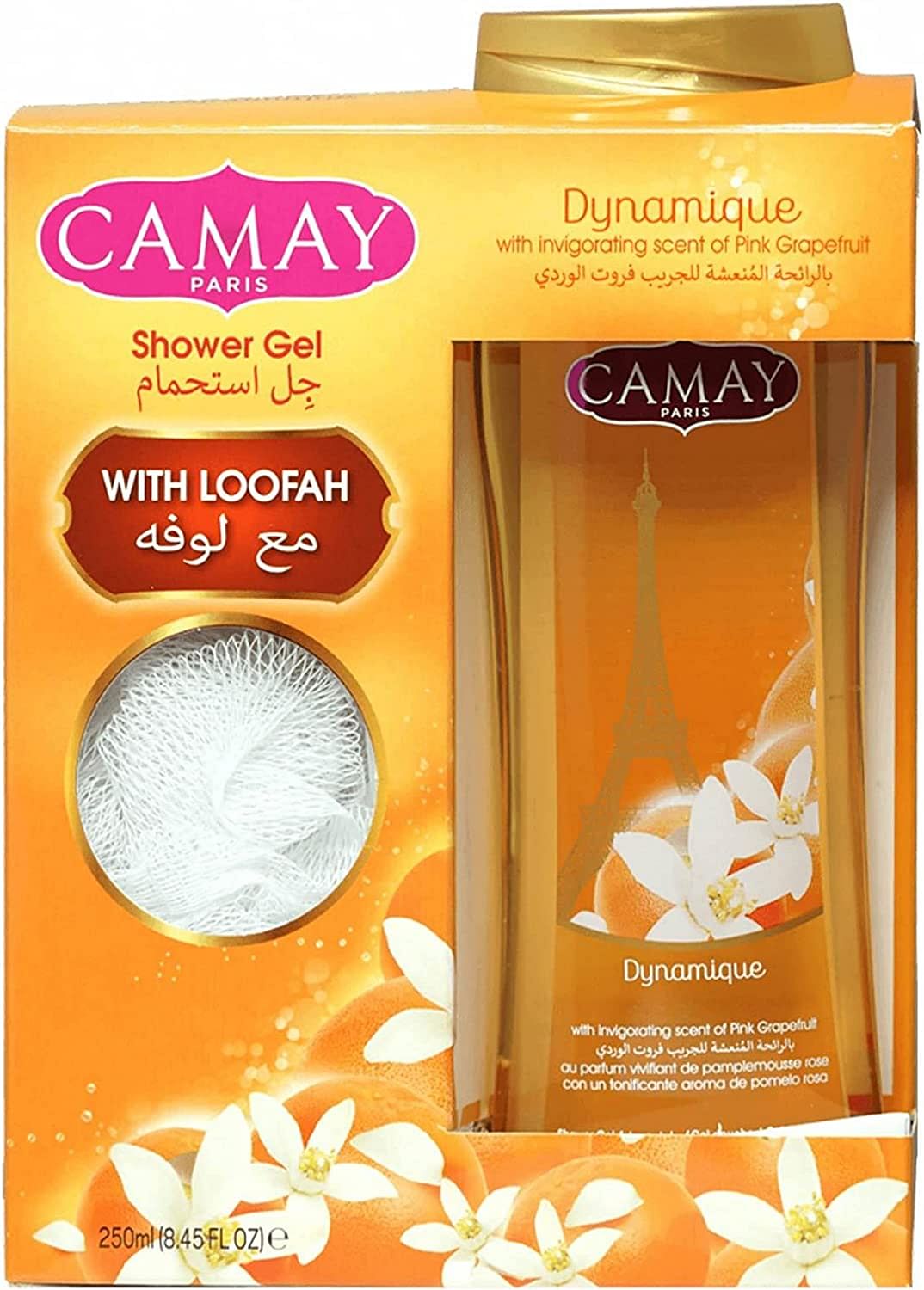 Camay Shower Gel Dynamique Loofah 250ml