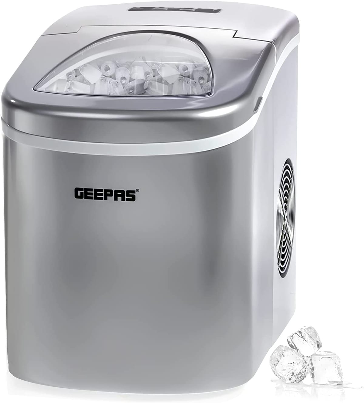 Geepas Ice Cube Maker, Two Sizes, Produces 12Kg Ice In 24 Hours – Ice ...