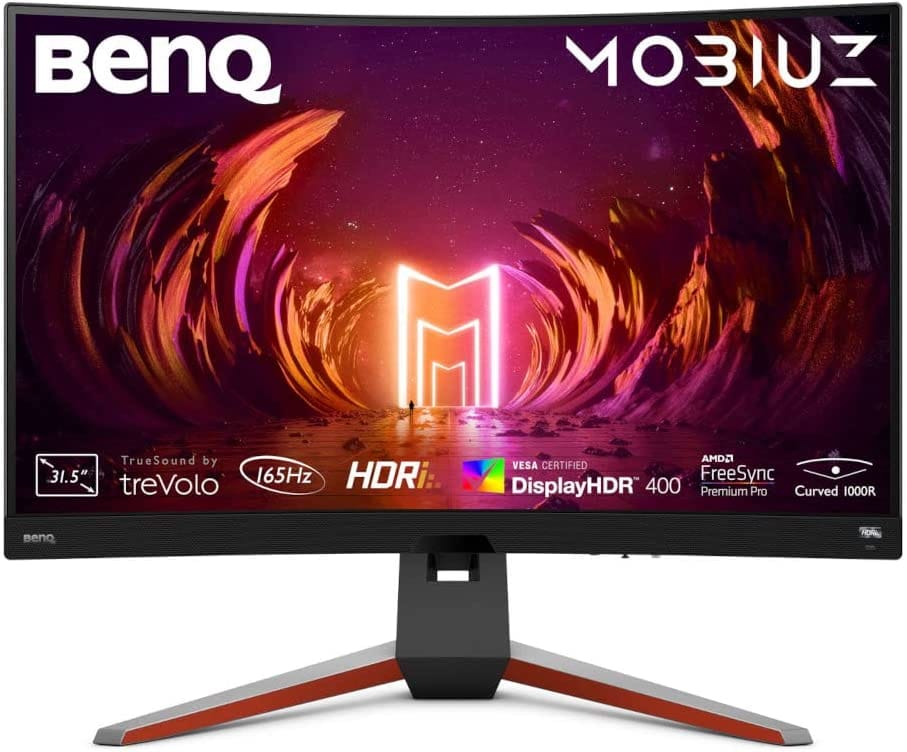 Benq Mobiuz Ex3210R 32 Inch 2K Qhd Curved Gaming Monitor, 165Hz,1Ms ...