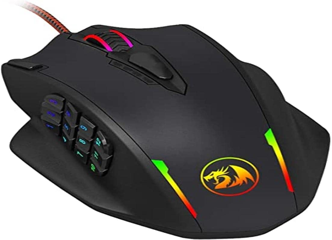 Redragon M908 12400 Dpi Impact mmo Gaming Mouse W/ 18 ProgRAMmable