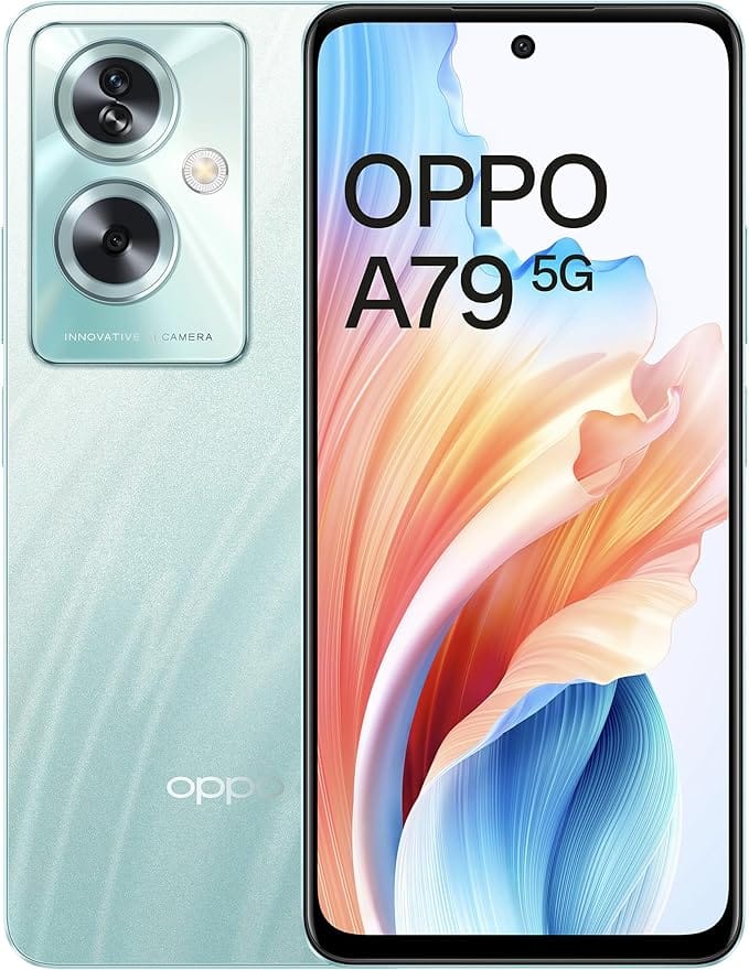 Oppo A79 5G Dual SIM 4GB RAM 128GB ROM, Glowing Green