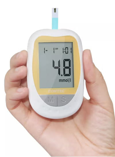 Blood Glucose Monitor, Glucometer Sugar Meter Diabetes Strips Lancets
