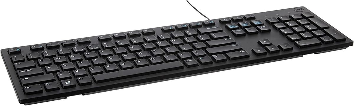 Dell Wired Keyboard - Black KB216 (580-ADMT) - English Keyboard