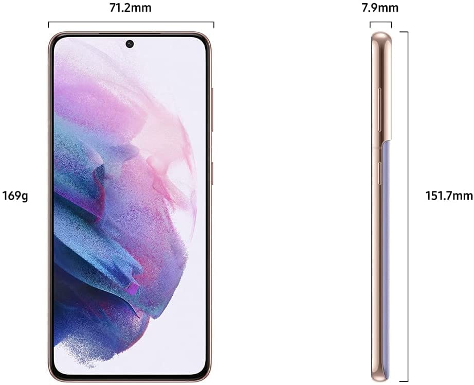 Samsung Galaxy S21 Dual SIM Smartphone, 128GB 8GB RAM 5G , Phantom White