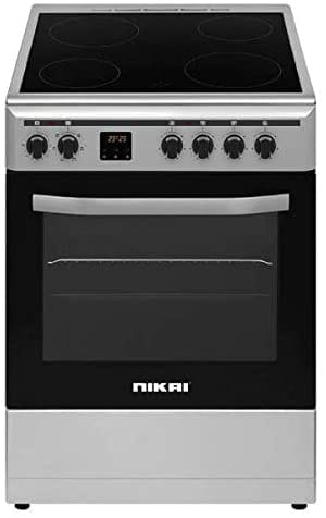Nikai Electric Cooker 4 Burner with Ceramic Top & Oven Size: Cm 60(W) x ...
