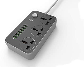 Universal 6-Port USB Automatic Power Socket 3.4A with 3 Anti-static ...