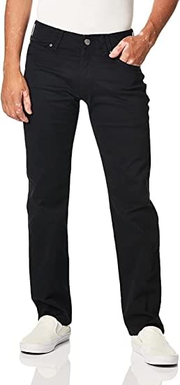 LEE Men's Performance Series Extreme Motion Slim Straight Leg Jean Black/38W\30L