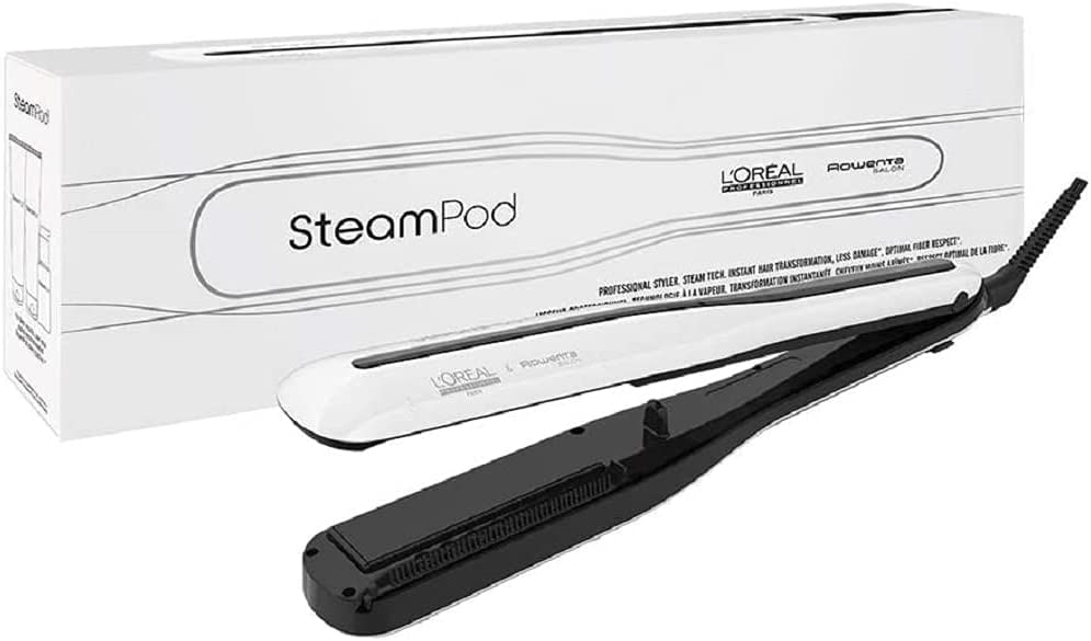 L'Oréal Professionnel Steampod 3.0 Hair Straightening Iron, White