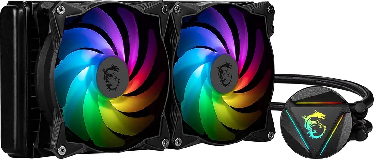 MSI Mag Series Core liquid 280R, ARGB CPU Liquid Cooler (AIO ...
