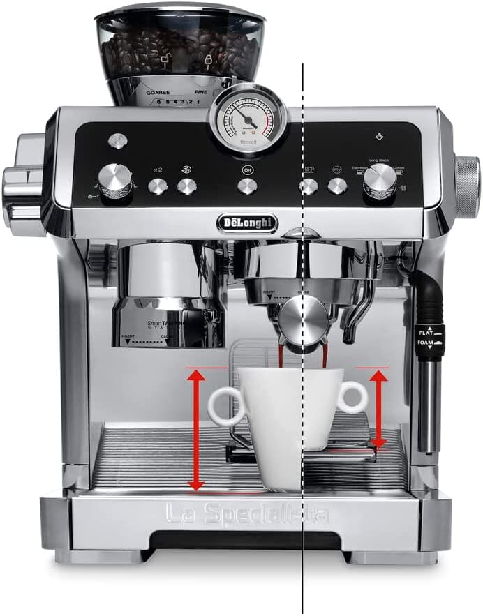 De'Longhi La Specialista Prestigio Espresso Coffee Machine with Sensor ...