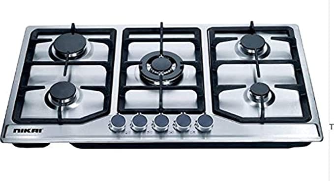 Nikai Built-in Gas Stove 5 Burners with Auto Ignition, NGH5005N ...