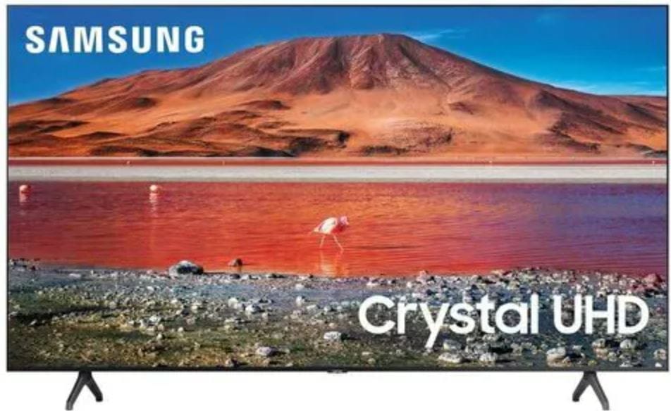 Samsung 55-Inch 4K UHD Smart LED TV UA55AU7000 Black