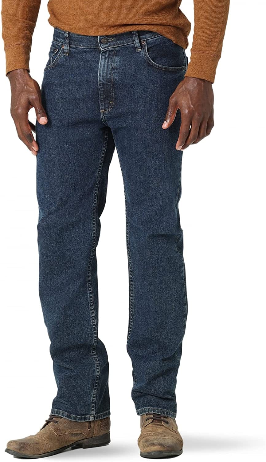 Wrangler Authentics Men's Regular Fit Comfort Flex Waist Jean Pants