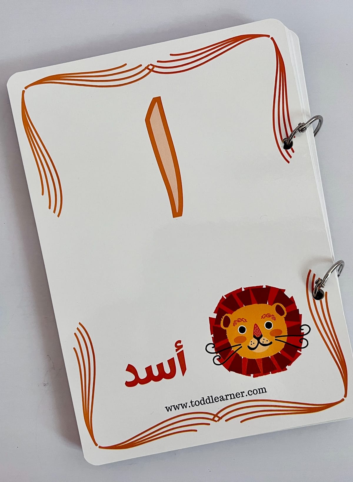 Premium Arabic Letters Flash Cards for Kids. Alif Ba Ta Cards with ...
