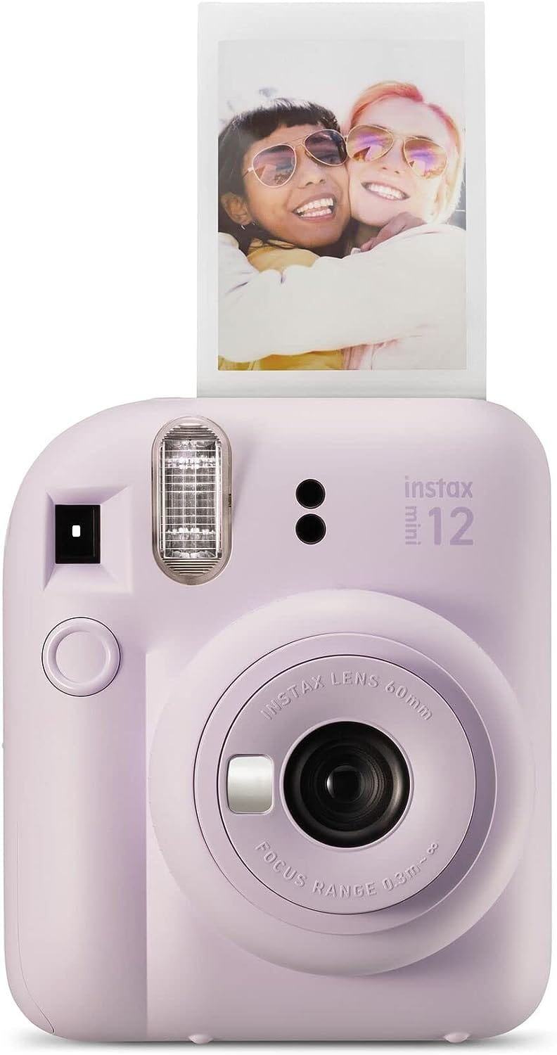 instax mini 12 instant film camera, auto exposure with Built