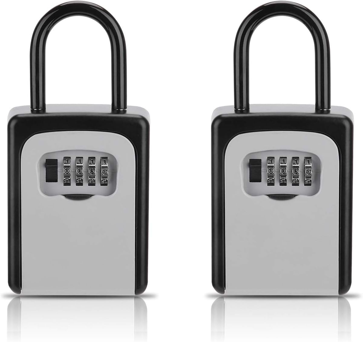 Key Lock Box, Combination Lockbox with Code for House Key Storage ...