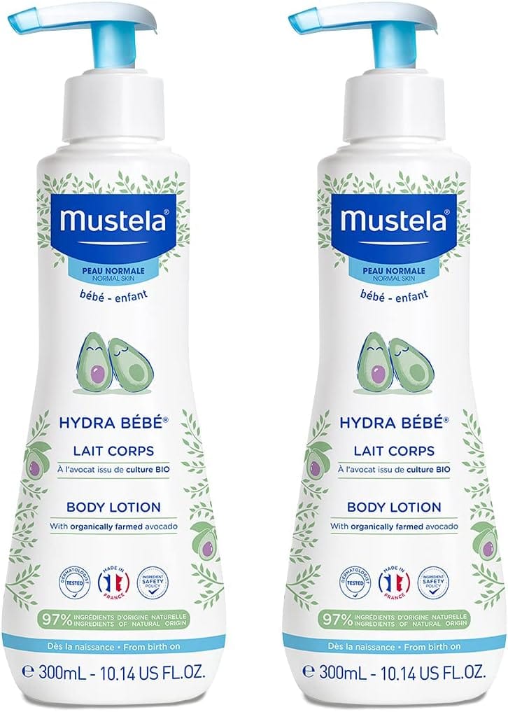 Mustela, Hydra Bebe Body Lotion with Organically Farmed Avocado, 300 ml