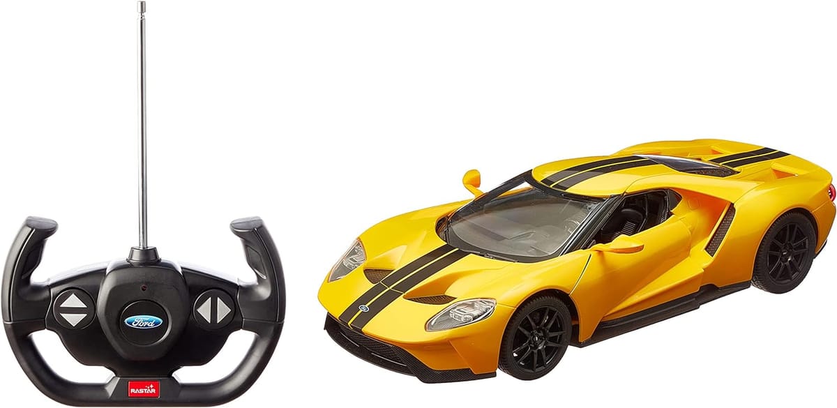 Rastar ford car with remote control - yellow