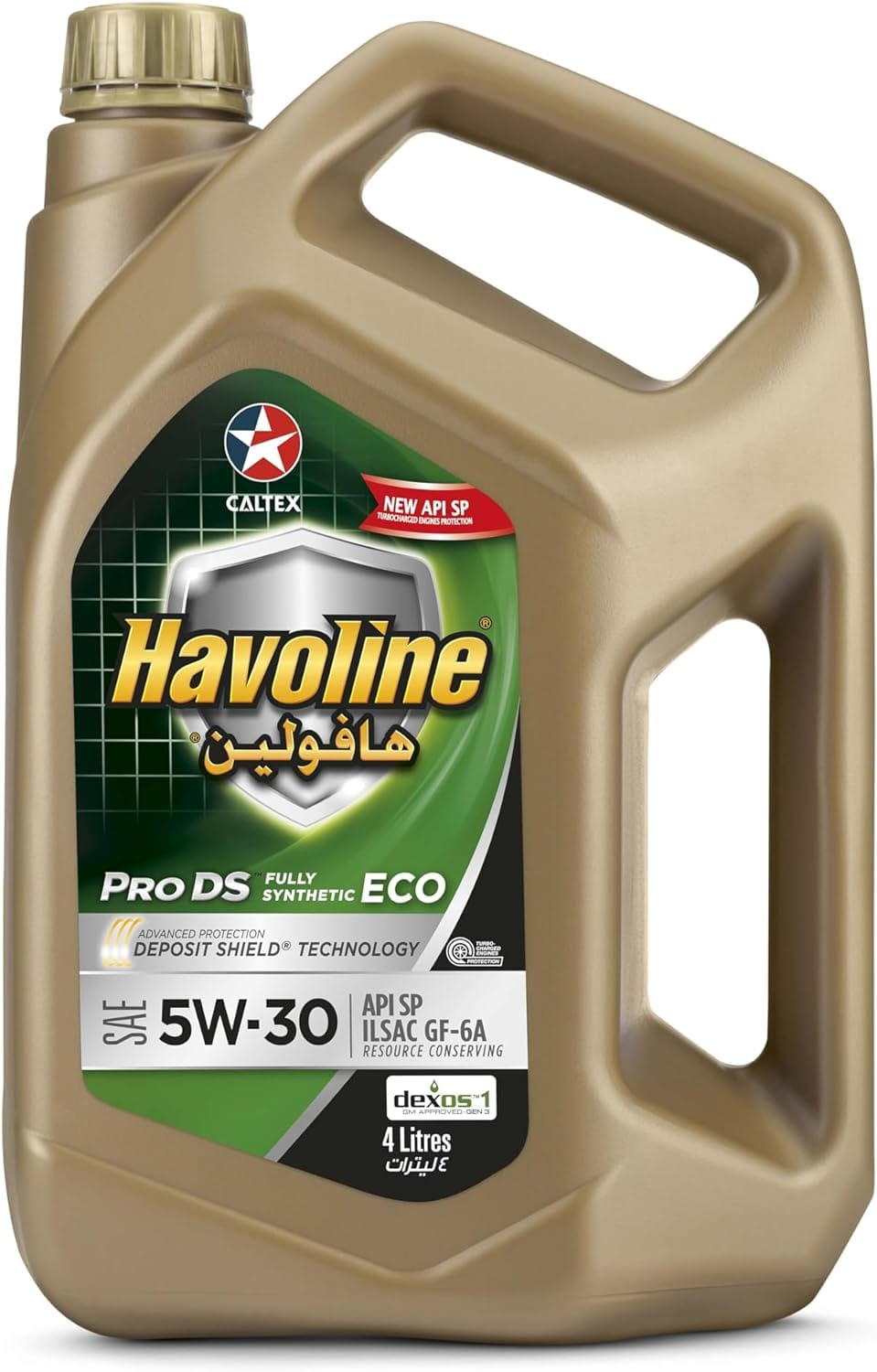 CALTEX Gasoline Engine oil havoline pro S fully synthetic Eco 5w-30 -4X4L