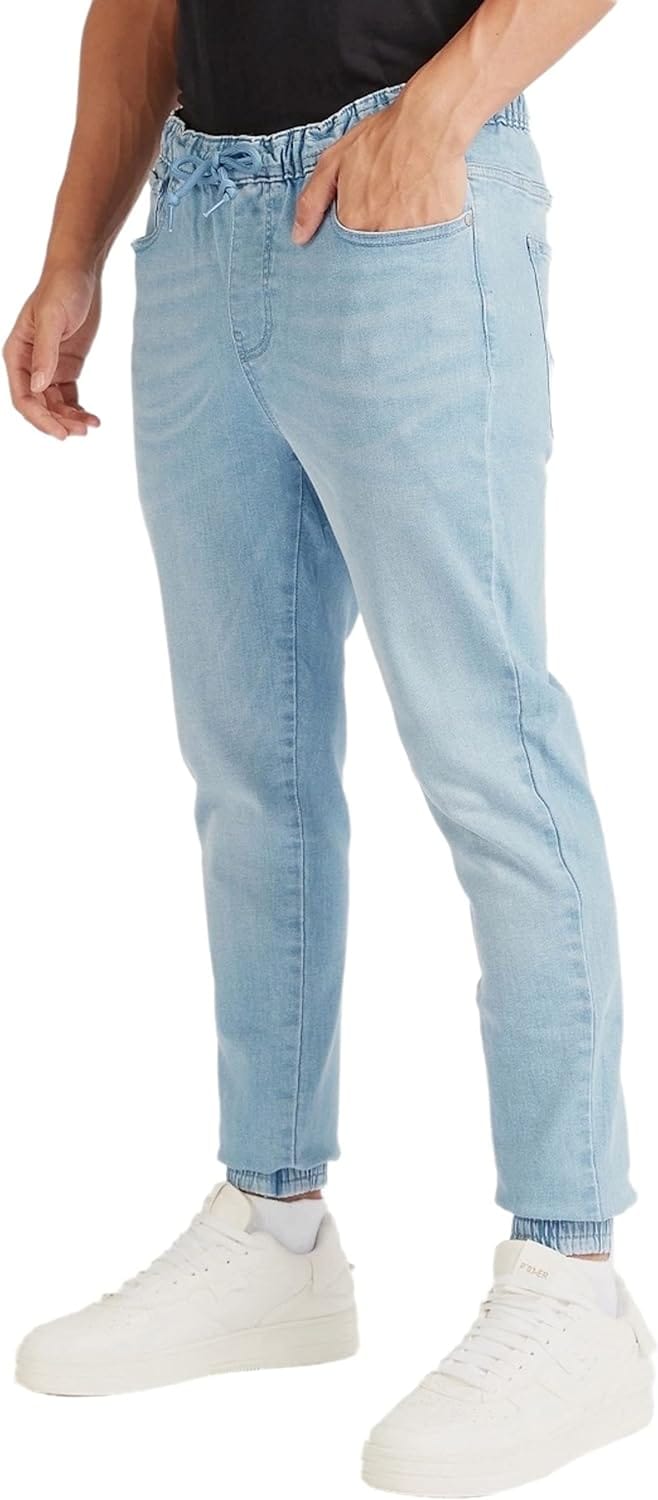 Lee Cooper Men JOGGER ICE Jeans - 28 - Blue