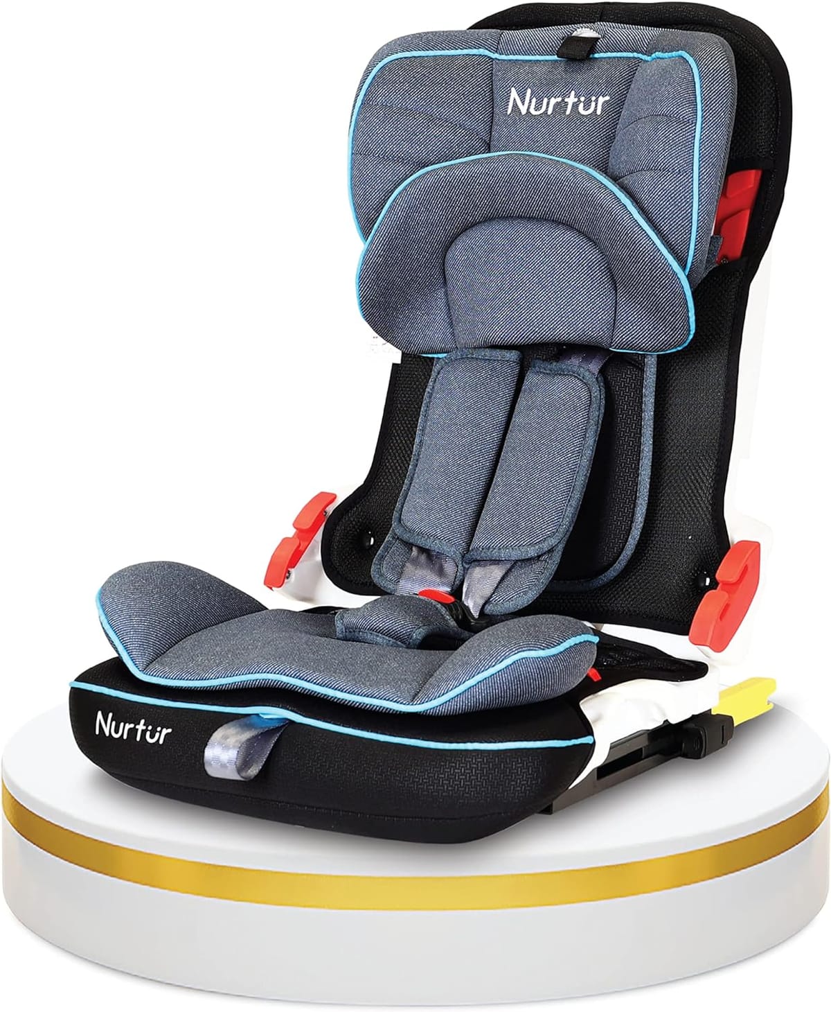 Nurtur Maverick Baby/Kids Compact Foldable Car Seat - ISOFIX 10