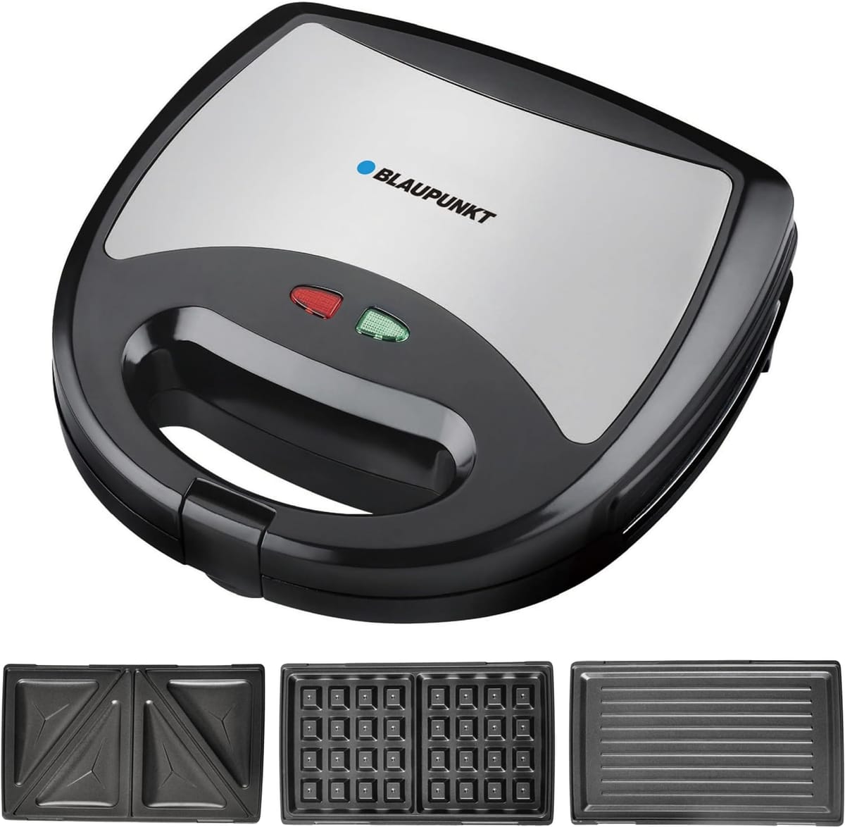 Blaupunkt 2-Slice Sandwich Maker 3 in 1 Grill Sandwich And Waffle Maker