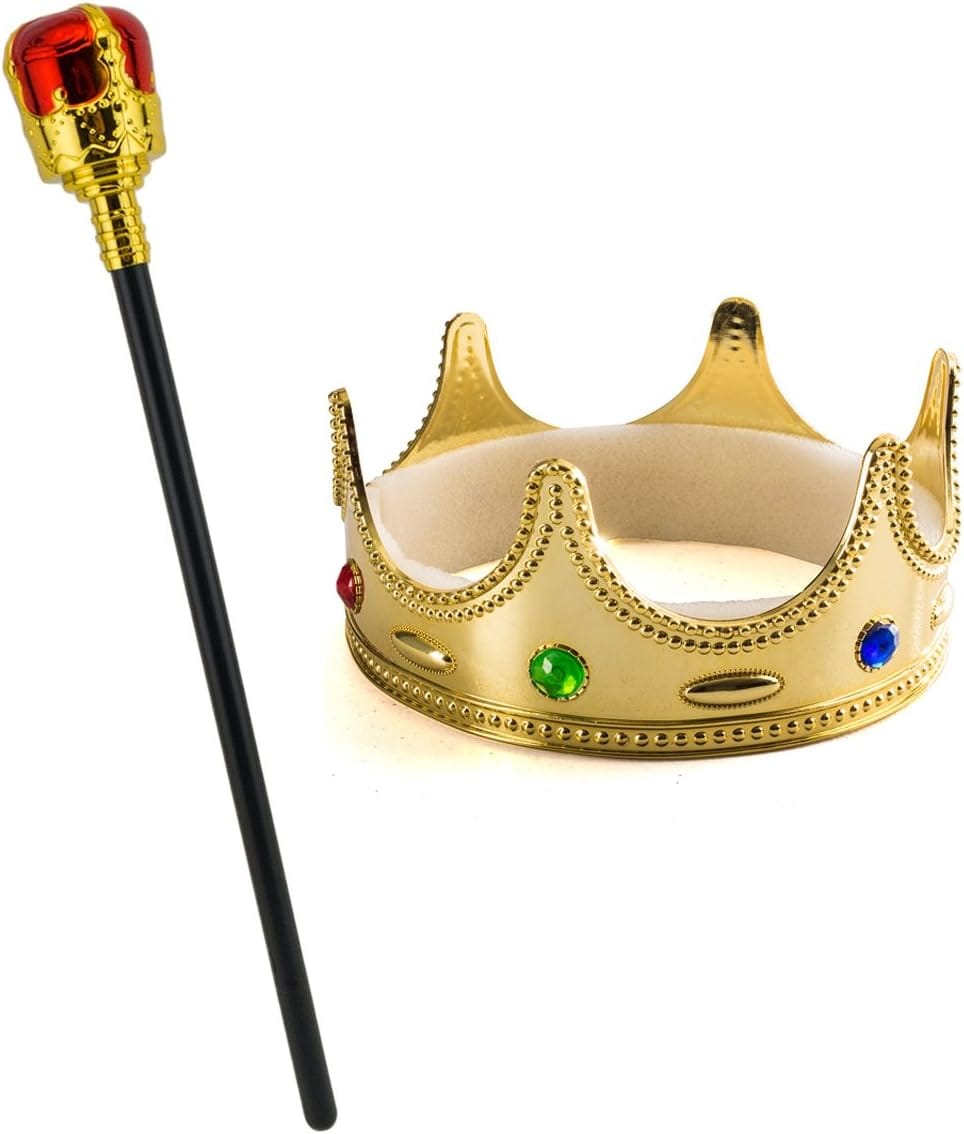 Tigerdoe Kings Crown - Royal King Crowns and Princess Crown